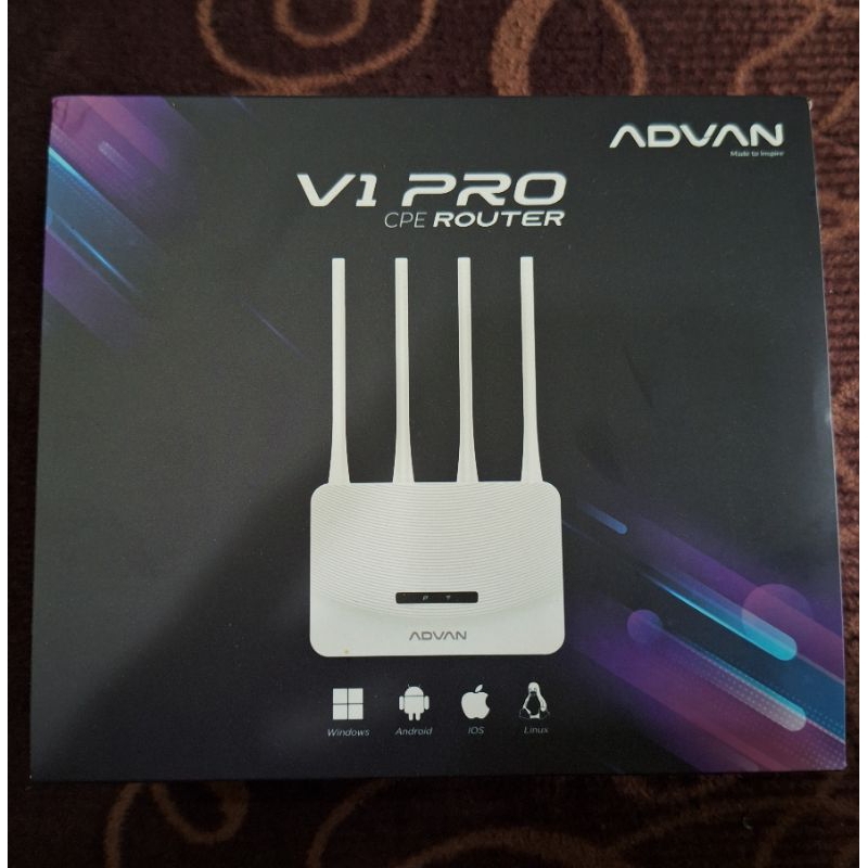 Jual ADVAN CPE V1 PRO MODEM+WIFI+ROUTER 4G LTE (UNLOCK OPERATOR ...