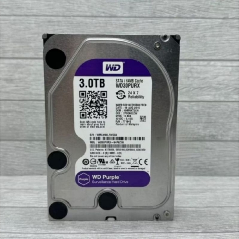 Jual Hardisk PC/CCTV 3TB/2TB/1TB/500GB WD 3.5 HDD Internal For PC CPU ...
