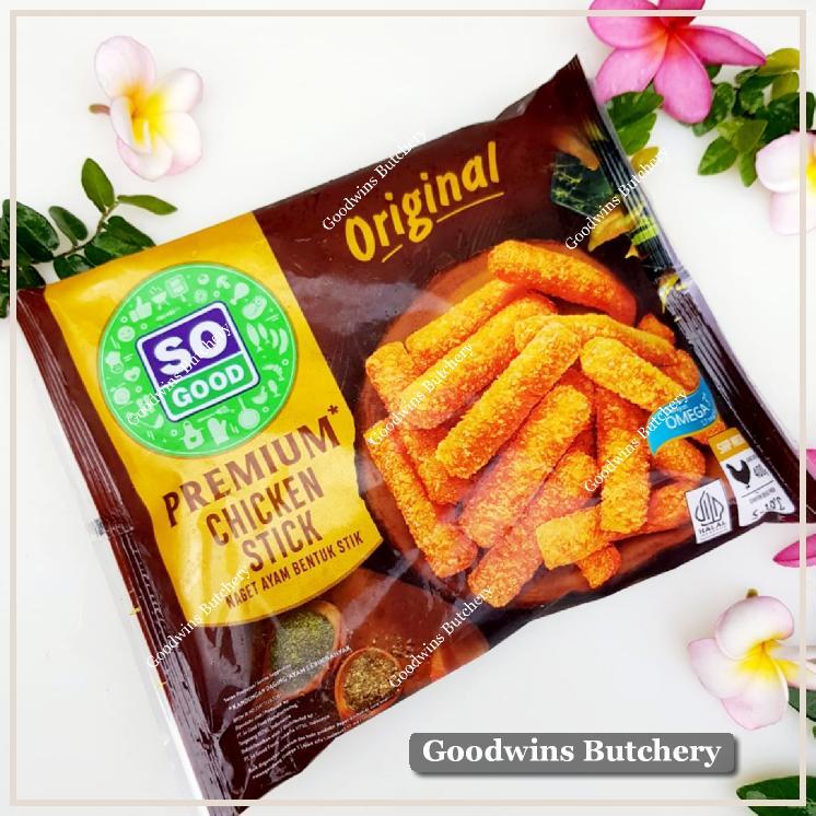 Jual Chicken stick nugget premium SoGood frozen ayam So Good Food 400g ...