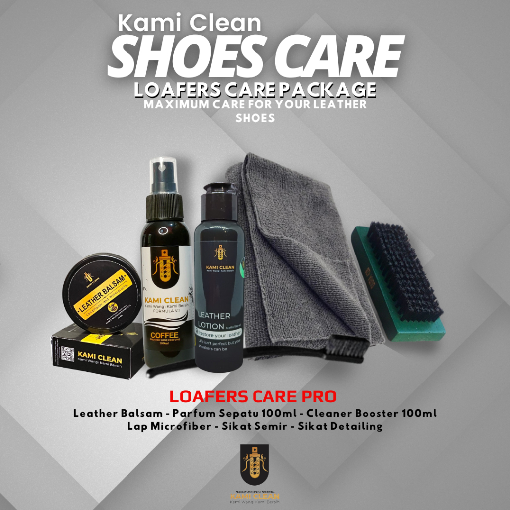 Jual Paket Semir Sepatu Pantofel – Leather Lotion Perawatan Instan ...