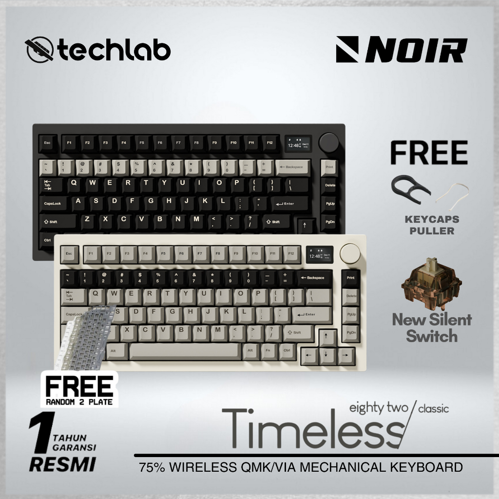 Jual Noir Timeless82 V2 / Timeless 82 V2 Classic Edition Mechanical ...
