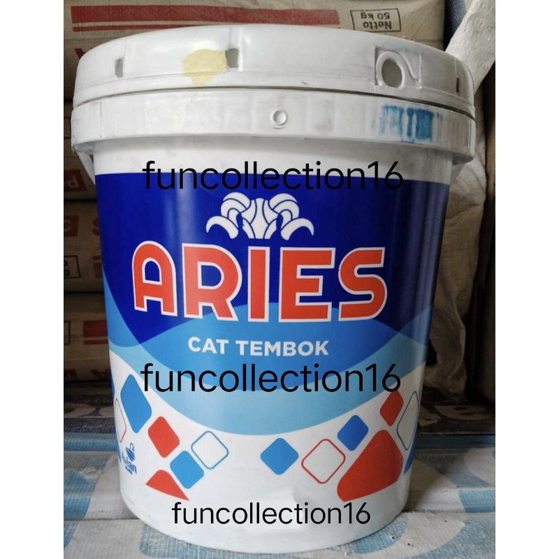 Jual Cat Tembok Aries Ekonomis Kaleng Biru 20KG (PreOrder INSTANT ONLY ...