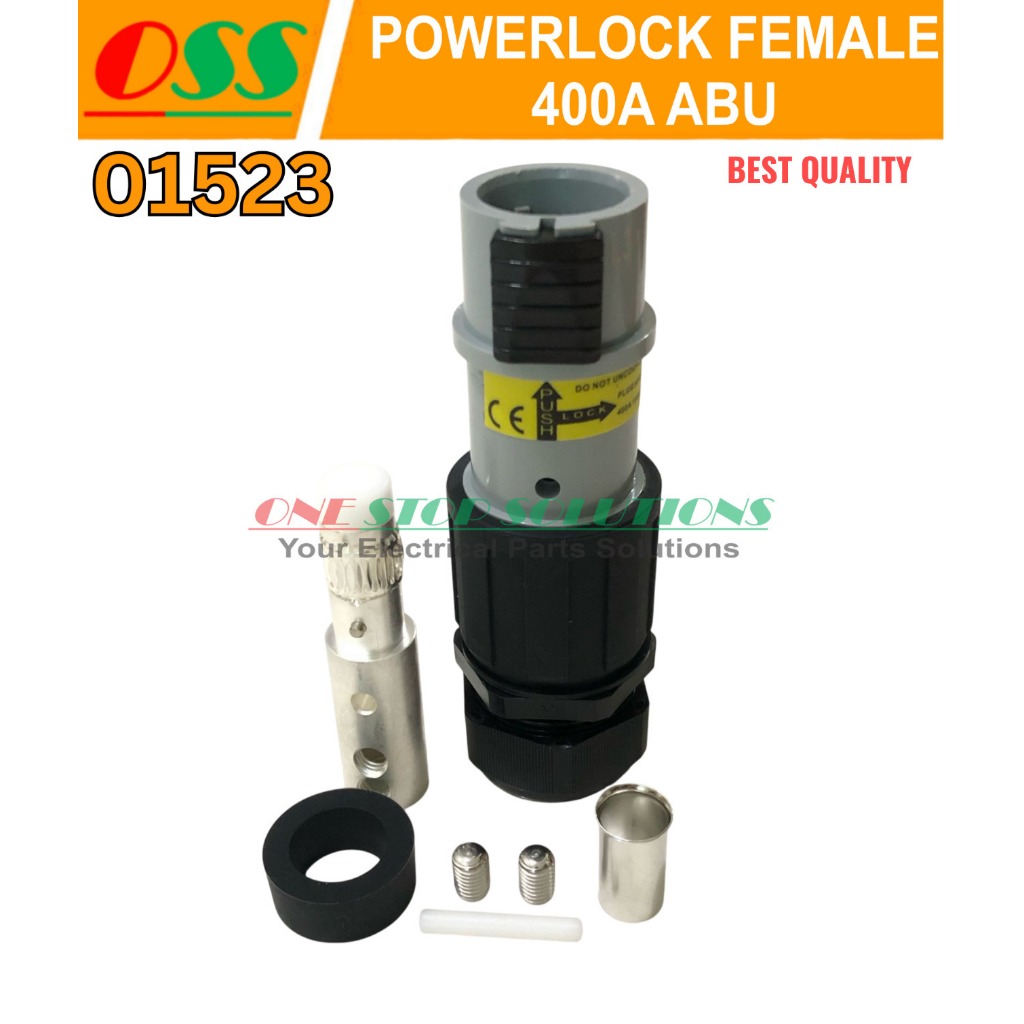 Jual POWERLOCK PLUG 400A POWER LOCK 400 A FEMALE ABU | Shopee Indonesia