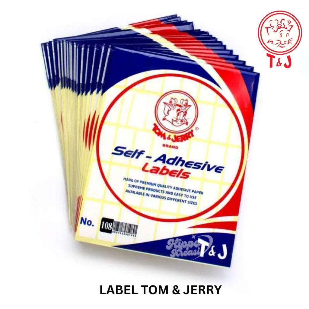 Jual Label Tom & Jerry Sticker Label Undangan Label Harga Tom and Jerry ...