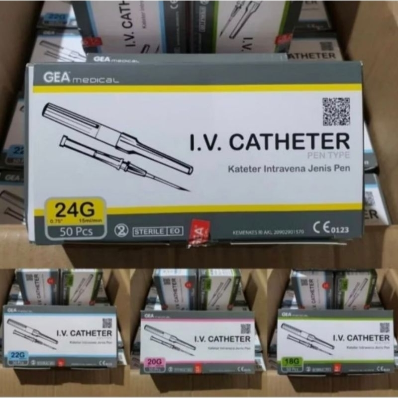 Jual IV GEA 18 20 22 24 26 Abbocath I.V Surflo | Shopee Indonesia