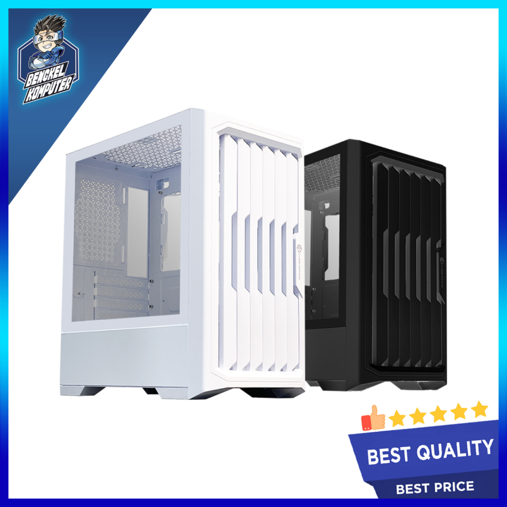 Jual CASING PC CUBE GAMING BALVEER NON FAN (BLACK&WHITE) | Shopee Indonesia