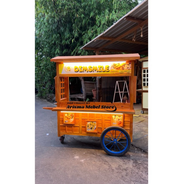 Jual Gerobak Dimsum Roda 3, Gerobak Dimsum Kekinian, Gerobak Jualan ...