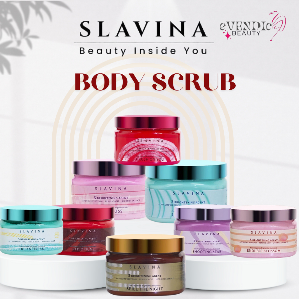 Jual READY SLAVINA - BODY SCRUB SERIES ( 300 g ) - Lulur Badan Organic ...