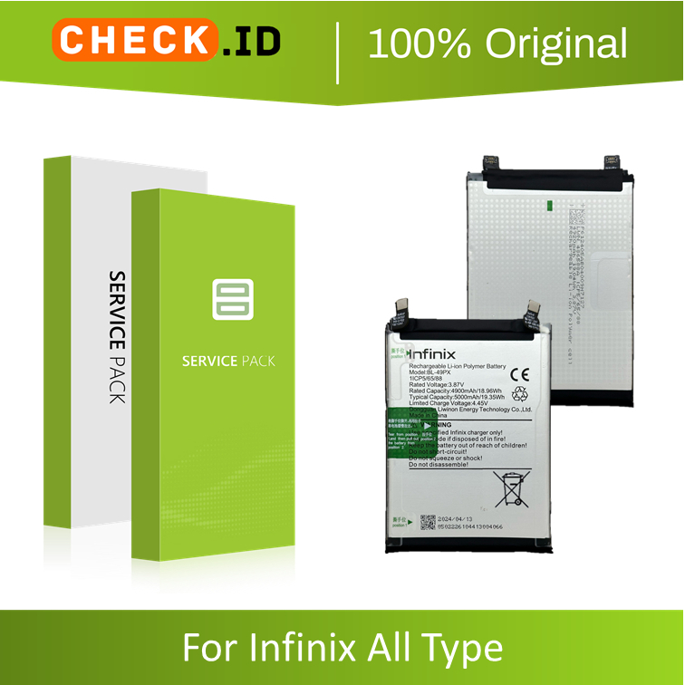 Jual [ CHECK.ID ] BATERAI BATTERY BATERE BATRE ORIGINAL INFINIX SMART ...