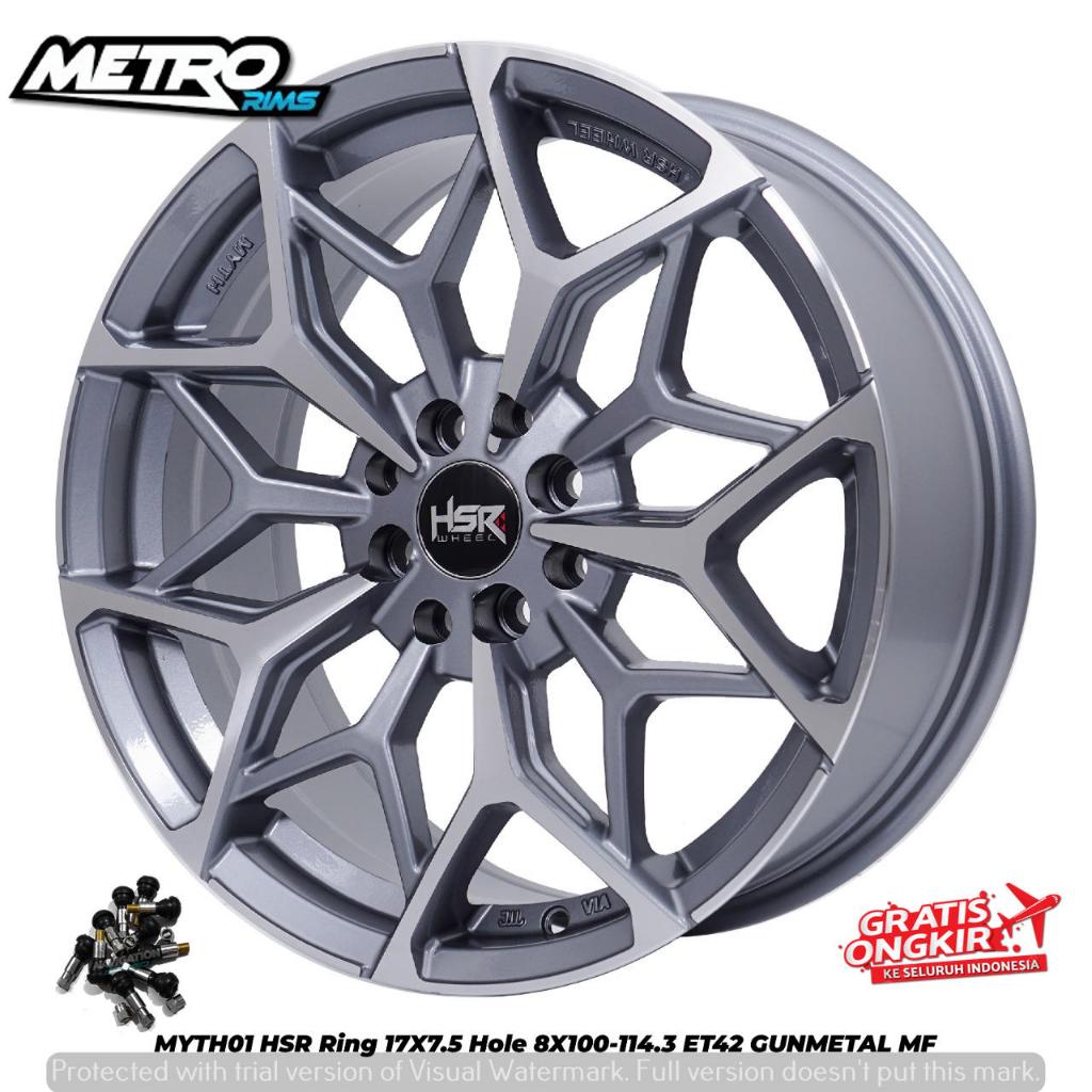 Jual VELG RACING MODEL AKAR SPORTY RING 17 MOBIL BALENO YARIS SWIFT ETIOS LIVINA PELEK HSR ...