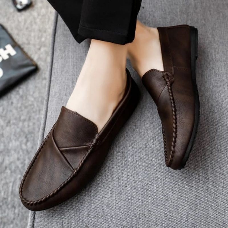 Jual Sepatu Formal Slip On Pria Sepatu Casual Pria sepatu Kerja kantor ...