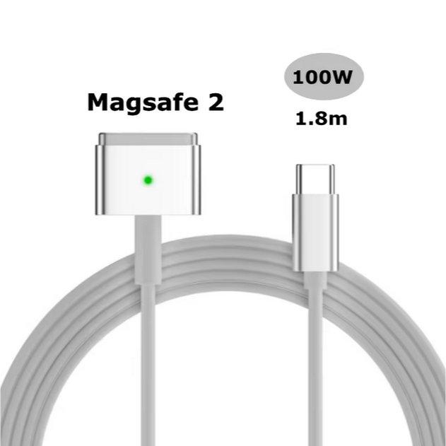 Jual MAGSAFE 2 To Type C PD 100W for MacBook Magnetic Charger Cord ...