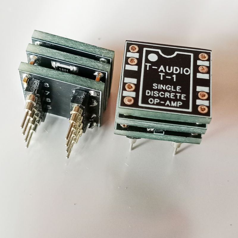 Jual T-Audio T-1 Single Discrete Opamp IC Class A Substitution For NE5534 CA3140 OP27 OPA27 ...