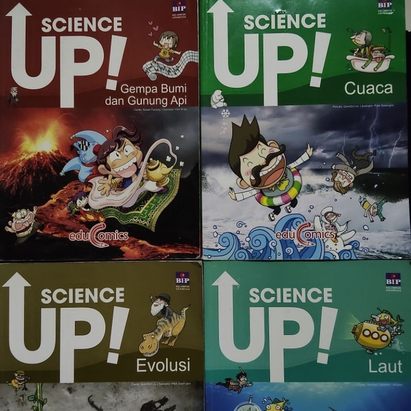 Jual Buku Original / Educomics Sains Anak Seri Science Up - Evolusi - Cuaca - Laut - Gempa dan ...