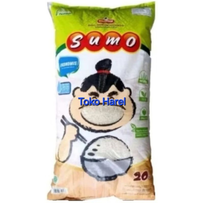 Jual Beras sumo kemasan hijau 20kg | Shopee Indonesia