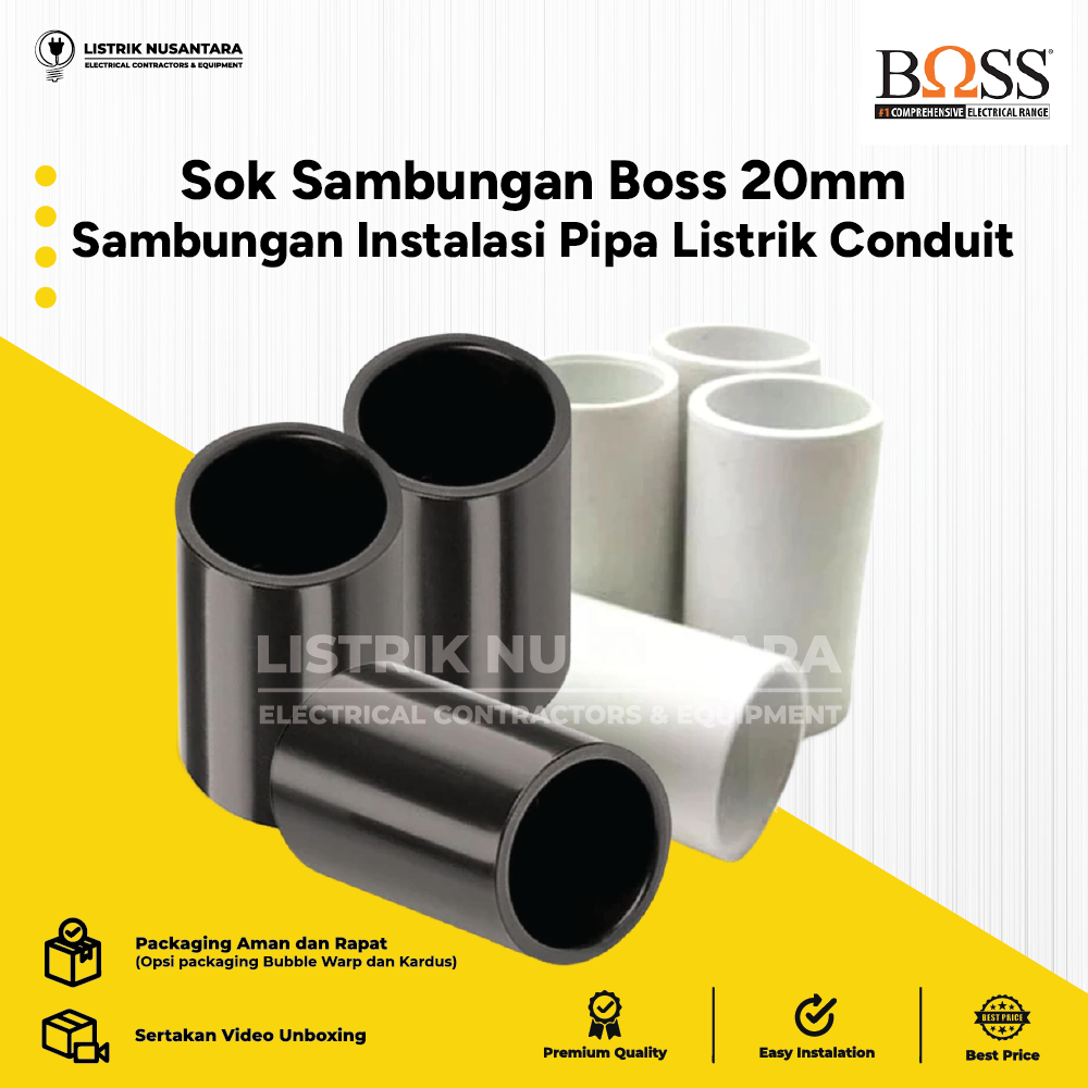 Jual Sok Sambungan Boss 20mm Sock Shock Shook Sook Penyambung Instalasi ...