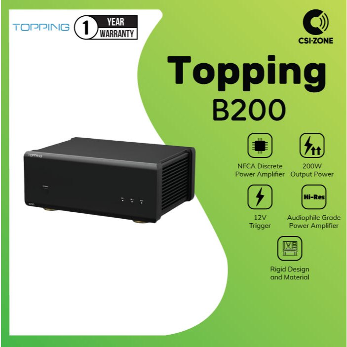 Jual Topping B200 Ultra-High Performance Mono Speaker Power Amplifier ...