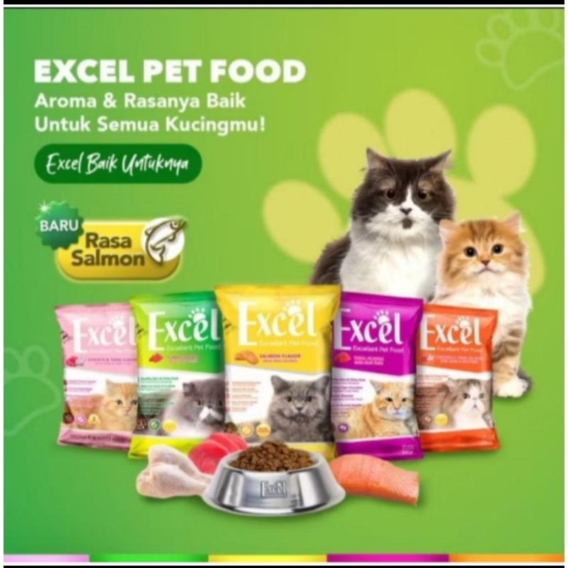 Jual makanan kucing excel 20kg | Shopee Indonesia