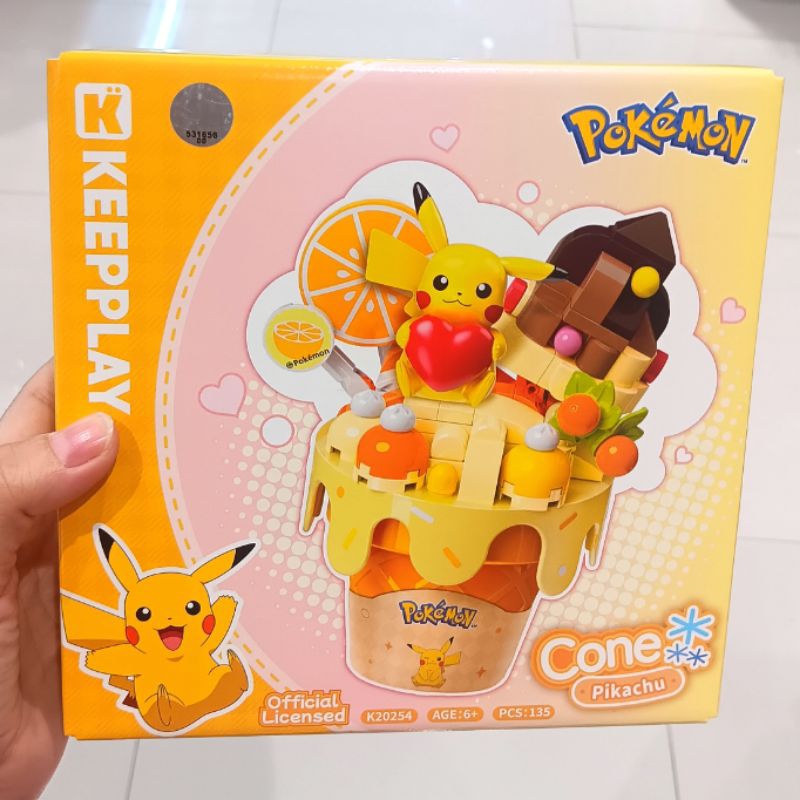 Jual BRICK KEEPPLEY POKEMON PIKACHU CONE | Shopee Indonesia