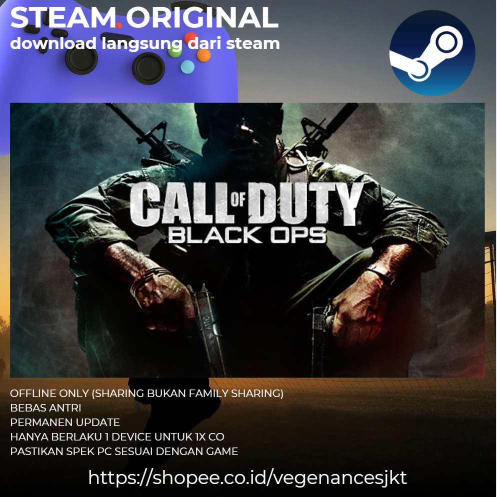 Jual Call of Duty: Black Ops PC Game Original + Latest Update | Shopee ...