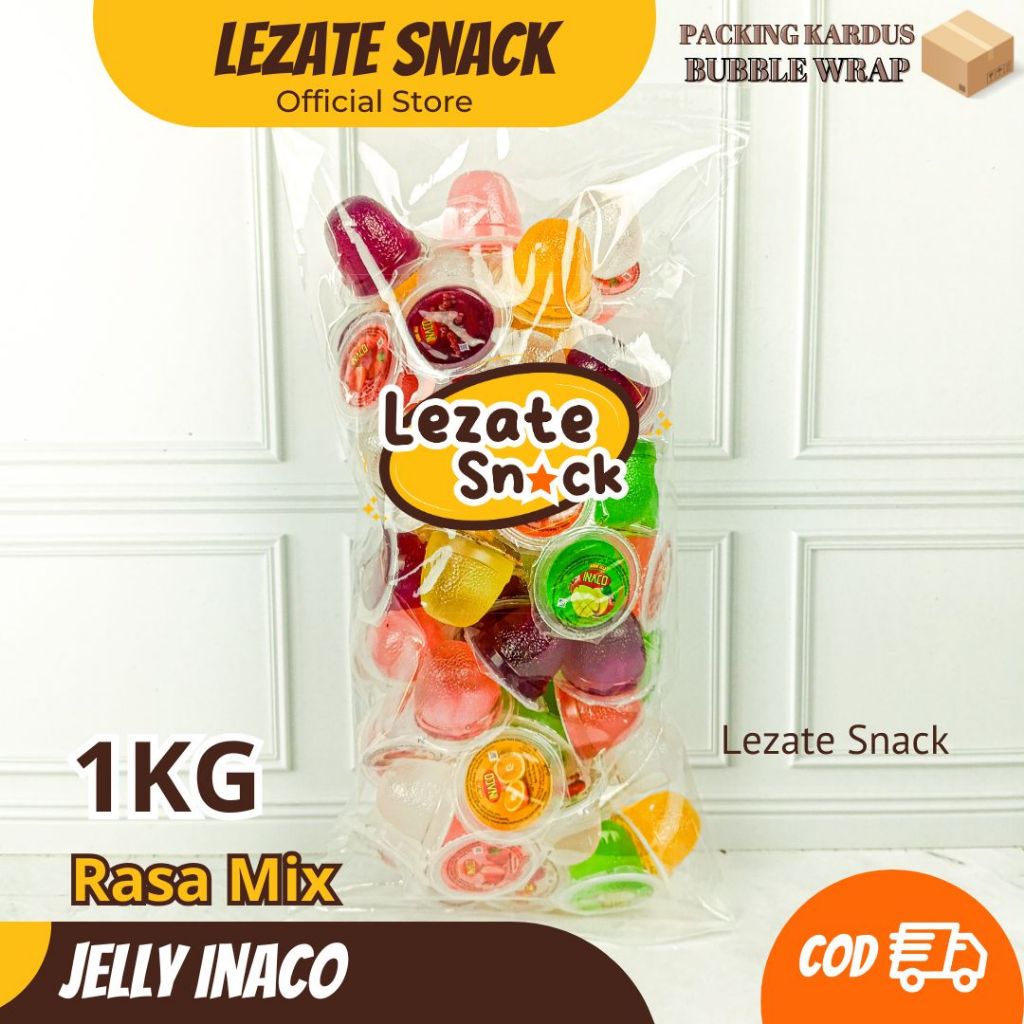 Jual Jelly Inaco 1kg Kiloan Murah Enak Camilan Manis / Jelly Inaco ...