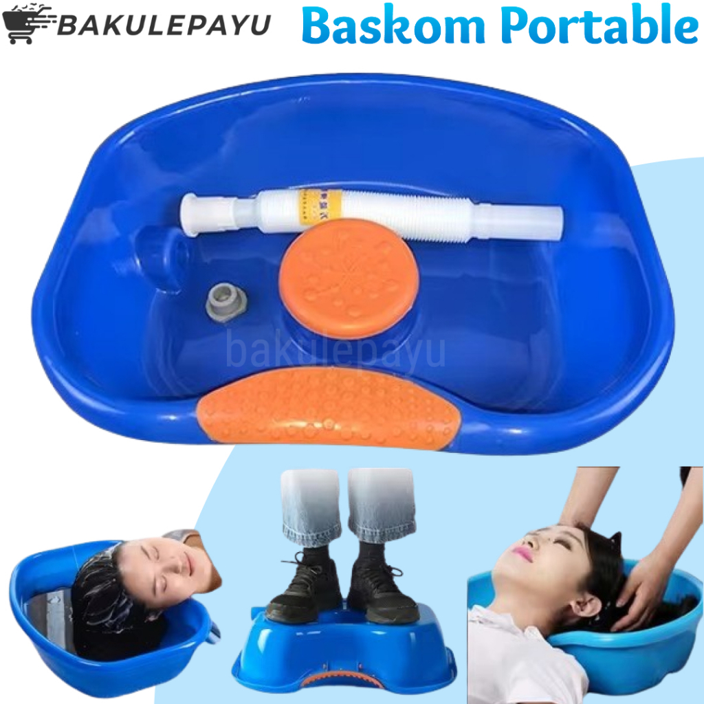 Jual Baskom Keramas Portable Bak Tempat Cuci Rambut Portabel Orang ...