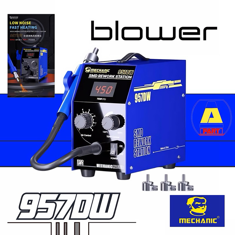 Jual BLOWER UAP SOLDER UAP MECHANIC 957DW ORIGINAL | Shopee Indonesia