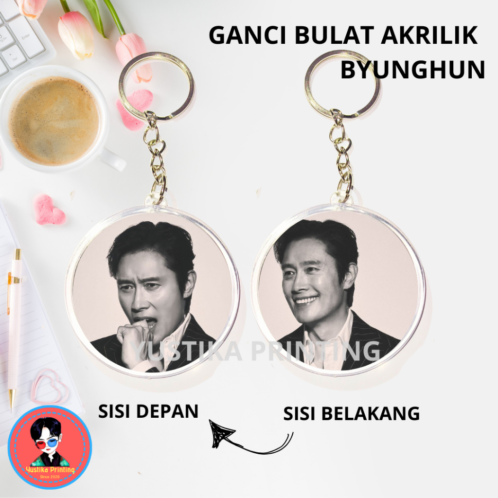 Jual (GANCI BULAT) Gantungan Kunci Pemeran Squid Game - Jo Yuri Kang ...