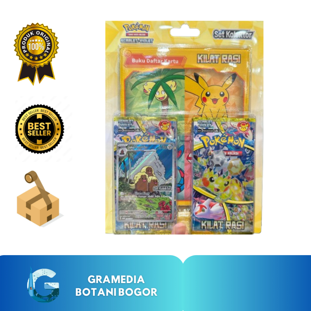 Jual Gramedia Bogor - Pokemon Game Kartu Koleksi Kilat Rasi SV8S Set Kolektor | Shopee Indonesia