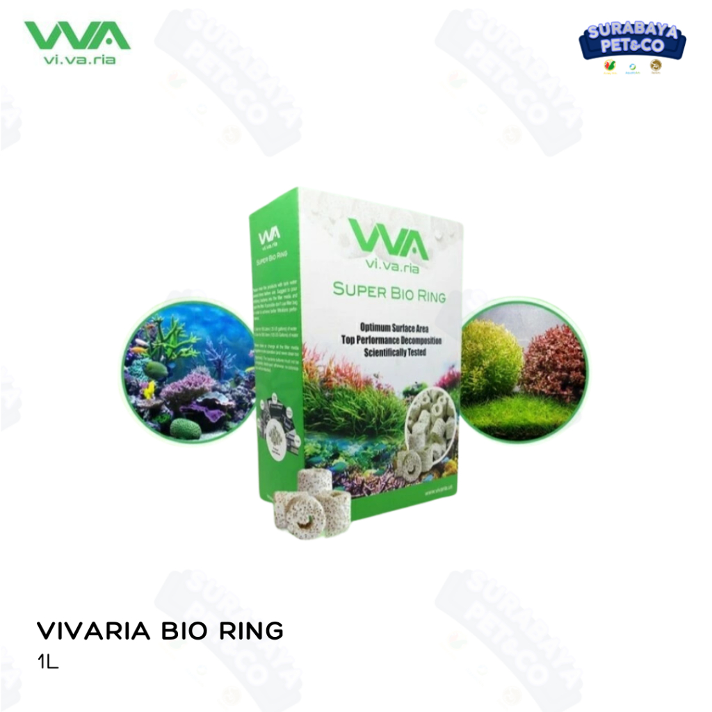 Jual vivaria super bio ring (media bacteria aquascape/air tawar ...