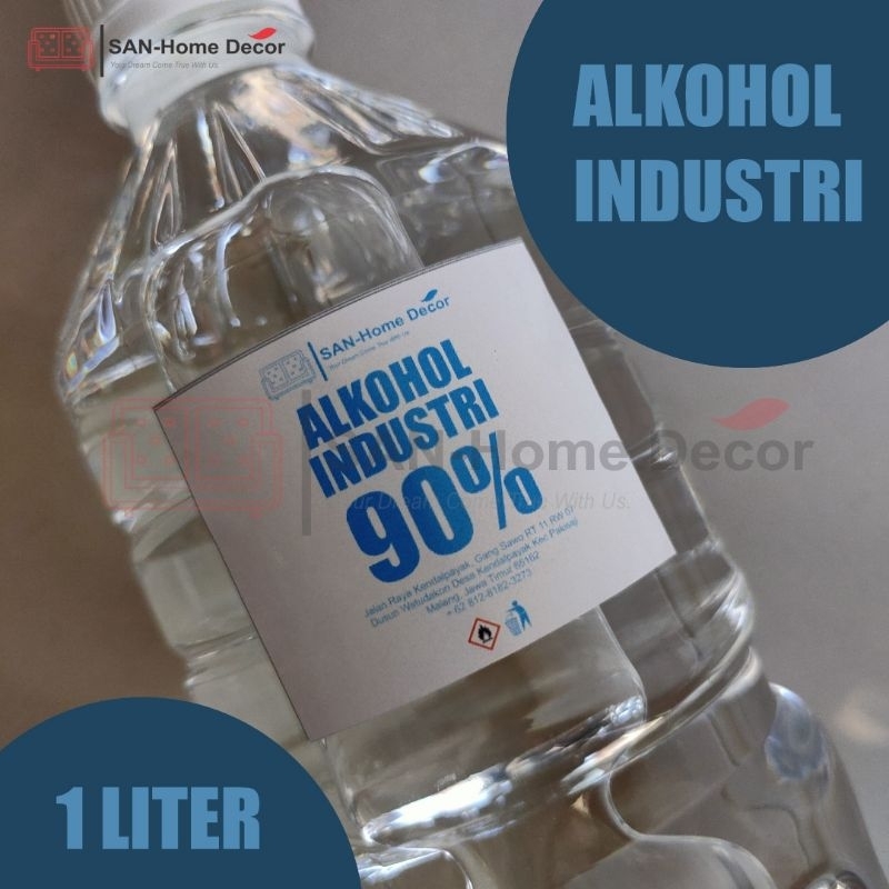 Jual Alkohol 90%-1L - Alkohol 90 Persen - Alkohol Pembersih ...