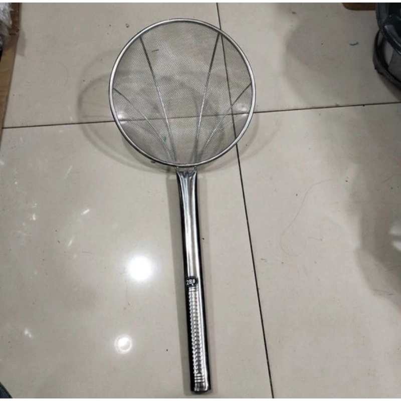 Jual SEROKAN SARINGAN STAINLESS GAGANG STAINLESS DIAMETER 30 CM FULL ...
