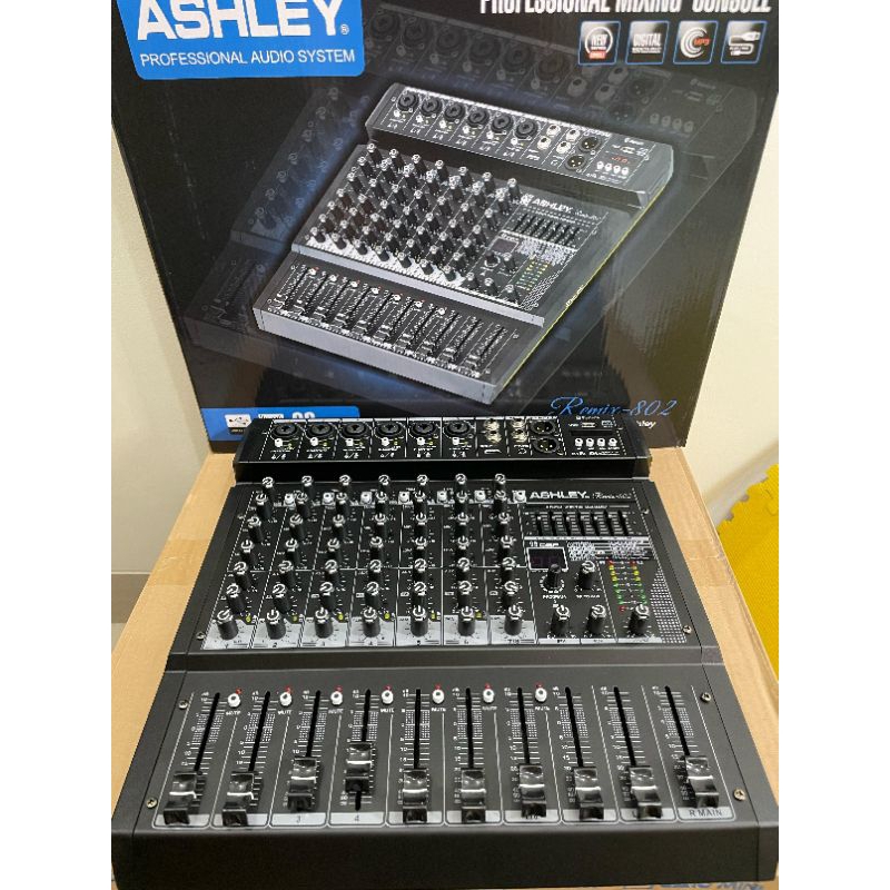Jual Mixer Ashley 8ch REMIX 802 EFX DIGITAL BLUETOOTH | Shopee Indonesia
