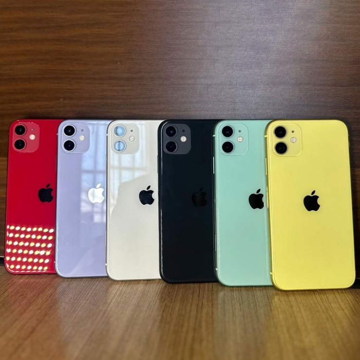 Jual IP 11 128GB/64GB SECOND MULUS GOOD CONDITIONS NO RECOND NO REFURBISH FULLSET | Shopee Indonesia