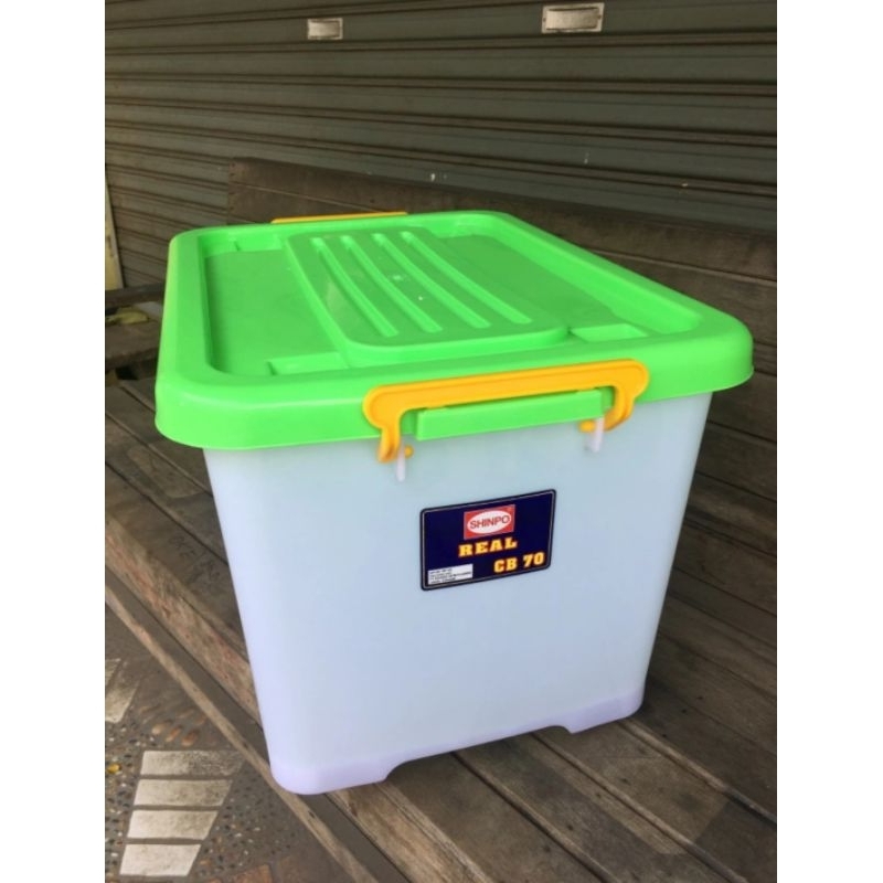 Jual Kontainer Box Plastik Tebal Dengan Roda Shinpo CB8,CB15,CB25,CB30 ...