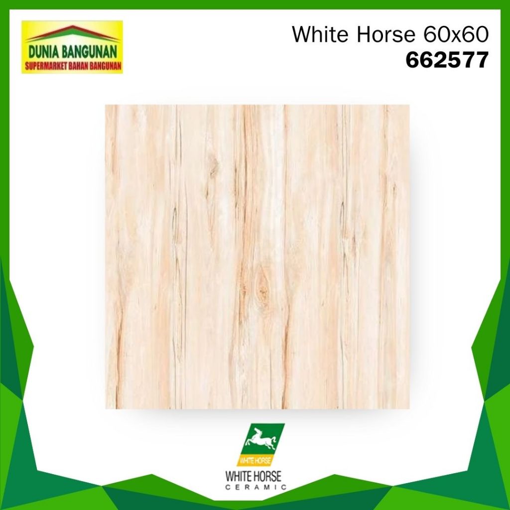 Jual Granit 60x60 White Horse 662577 Granit Lantai Glossy / Granit Motif Kayu | Shopee Indonesia