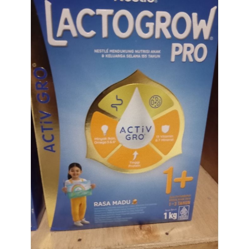Jual Nestle LACTOGROW PRO 1+ / LACTOGROW 3 dengan ACTiVGRO Susu Anak ...