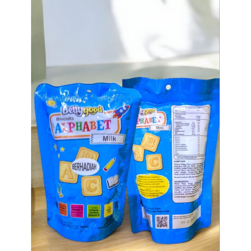 Jual Bellygood Biscuits Alphabet Milk 30g/kemasan | Shopee Indonesia