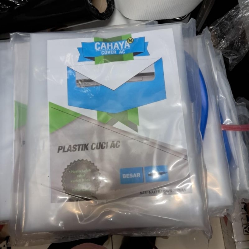 Jual Plastik cuci ac besar bisa di pakai 1/2pk sampai 2pk murah tebal ...
