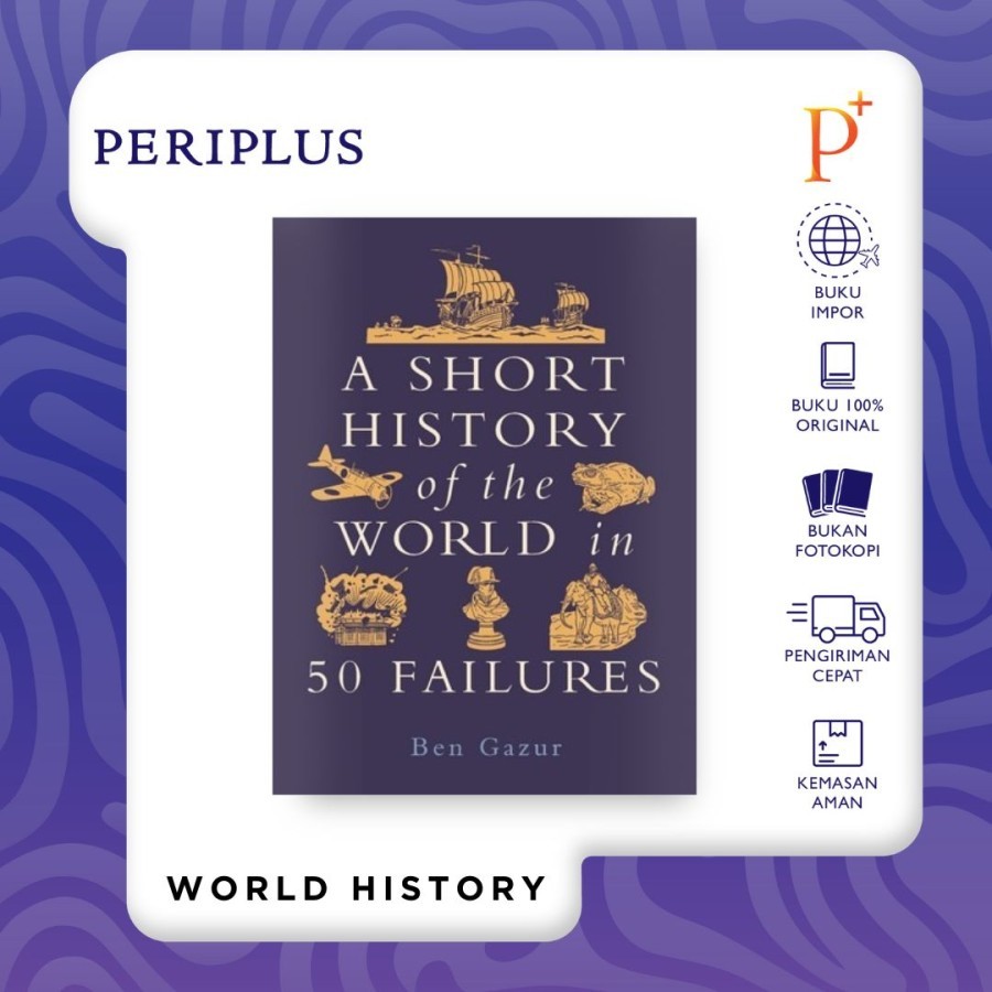 Jual A Short History of the World in 50 Failures - 9781789297089 ...