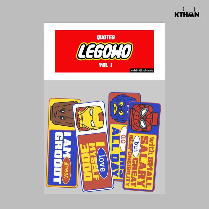 Jual Quotes Legowo Vol. 1 - Sticker Pack | SP - 064 | Shopee Indonesia