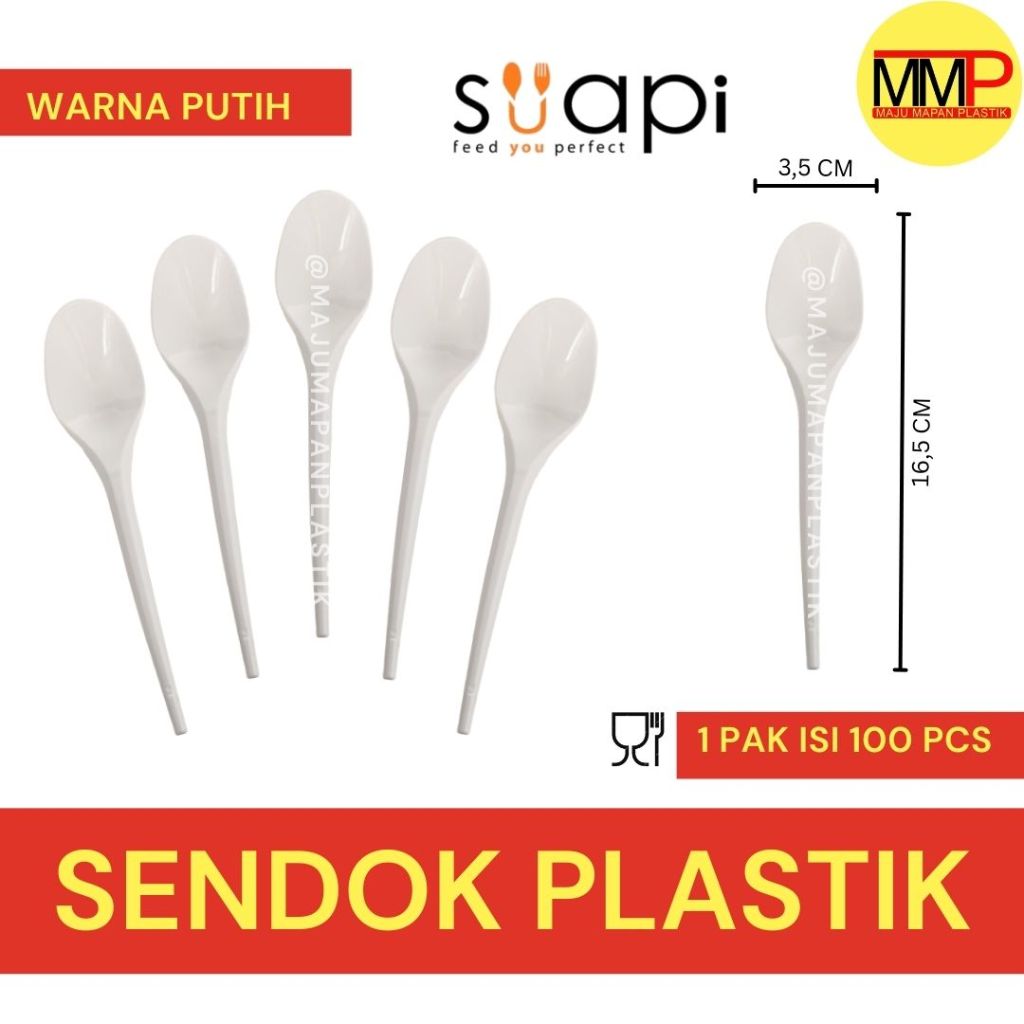 Jual [100 PCS] Sendok - Garpu Makan Suapi Bening / Sendok Garpu Makan ...