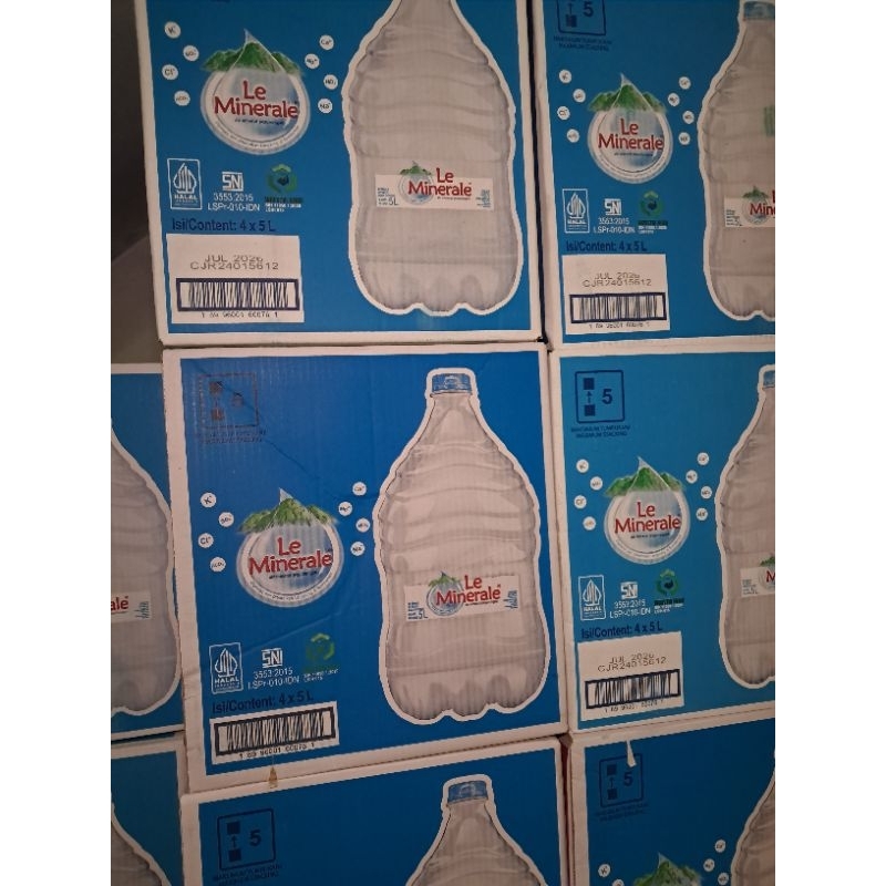 Jual Le Mineral galon baby 5 Liter + air (Harga untuk 4 Galon) | Shopee ...