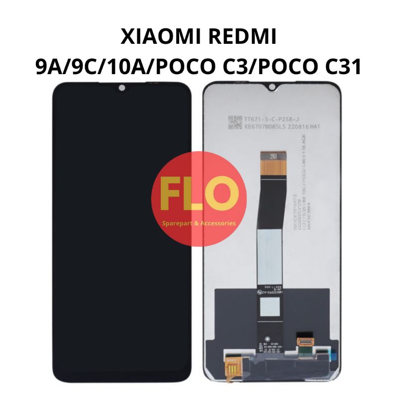 Jual LCD TOUCHSCREEN XIAOMI REDMI 9A/9C/9i/10A/POCO C3/C31 FULLSET ...