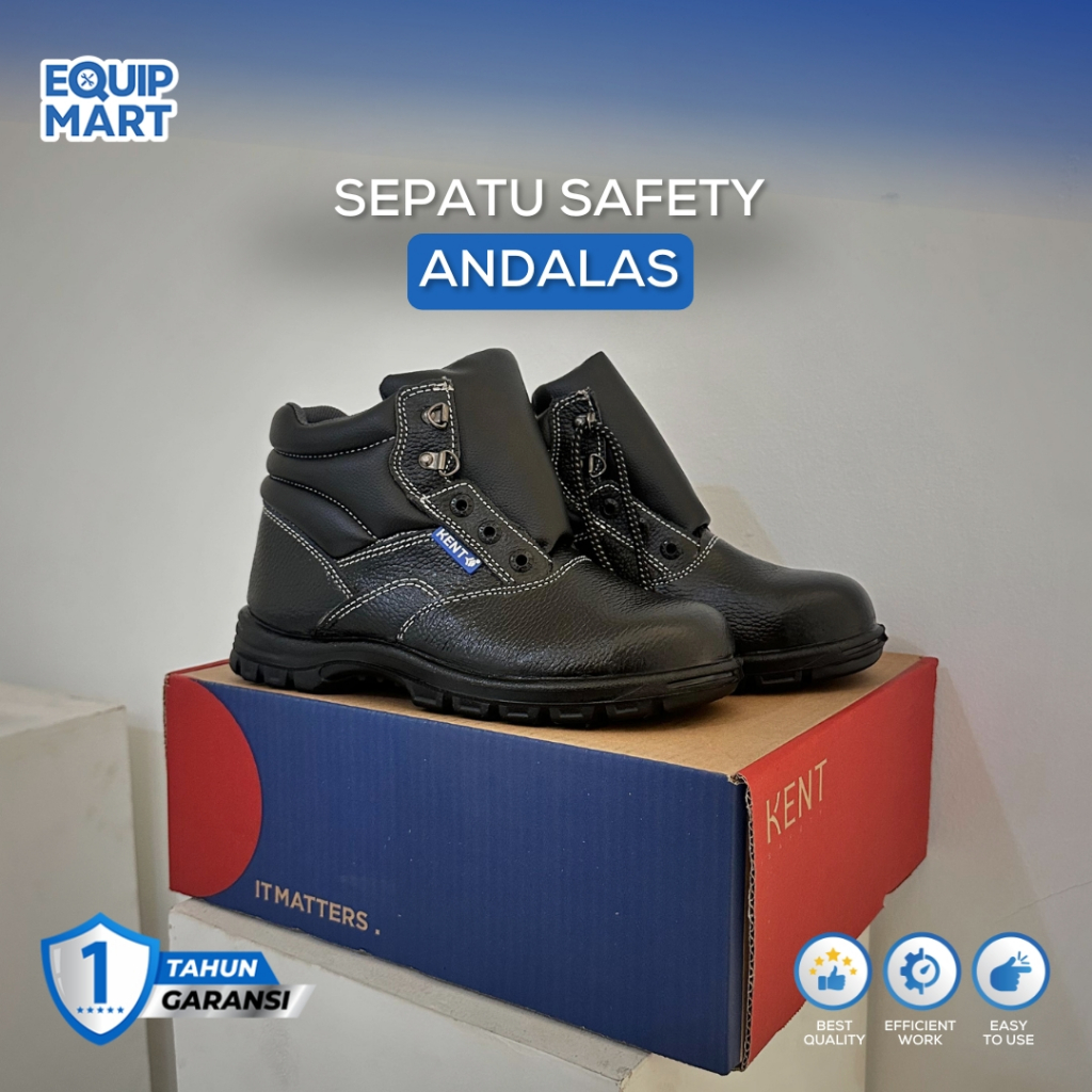 Jual Sepatu Safety Kent Andalas Original / Safety Shoes Kent Andalas ...