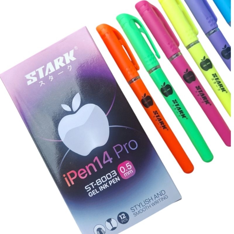 Jual Isi 12 Pcs Pulpen IPEN14 Pro/Pulpen Gel Stark/Ipen/Pena Gel/Pulpen ...