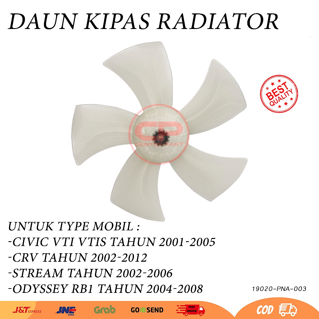 Jual Baling Daun Kipas Radiator Civic Odyssey Rb1 Crv Gen2 Crv Re Gen3 ...