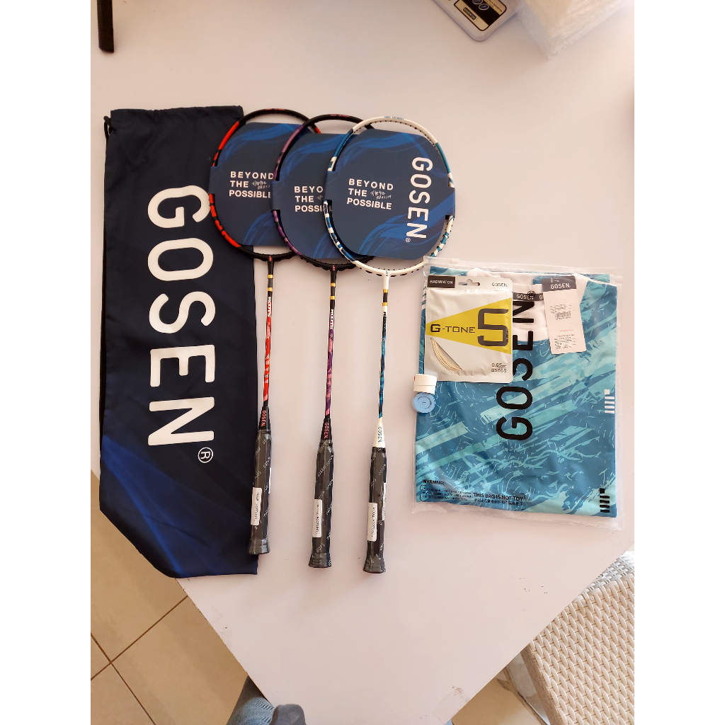 Jual Raket Badminton Gosen Roots Xuan Feng 30lbs Paket Komplit | Shopee ...