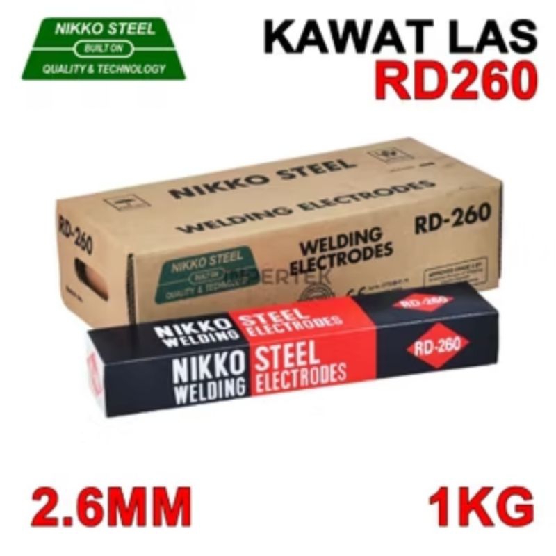 Jual Kawat las Nikko Steel RD-260 2,6 mm x 300 mm ( 1 kg ) | Elektroda las | Welding wire nikko ...