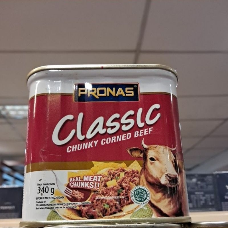 Jual pronas corned beef classic 340gr | Shopee Indonesia